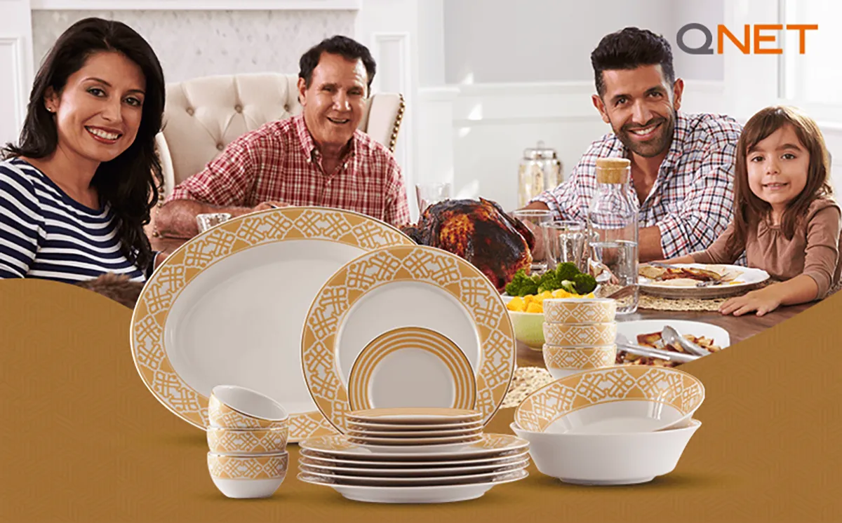 The only thing better than Food is to eat it on a Beautiful Dinner Set ...