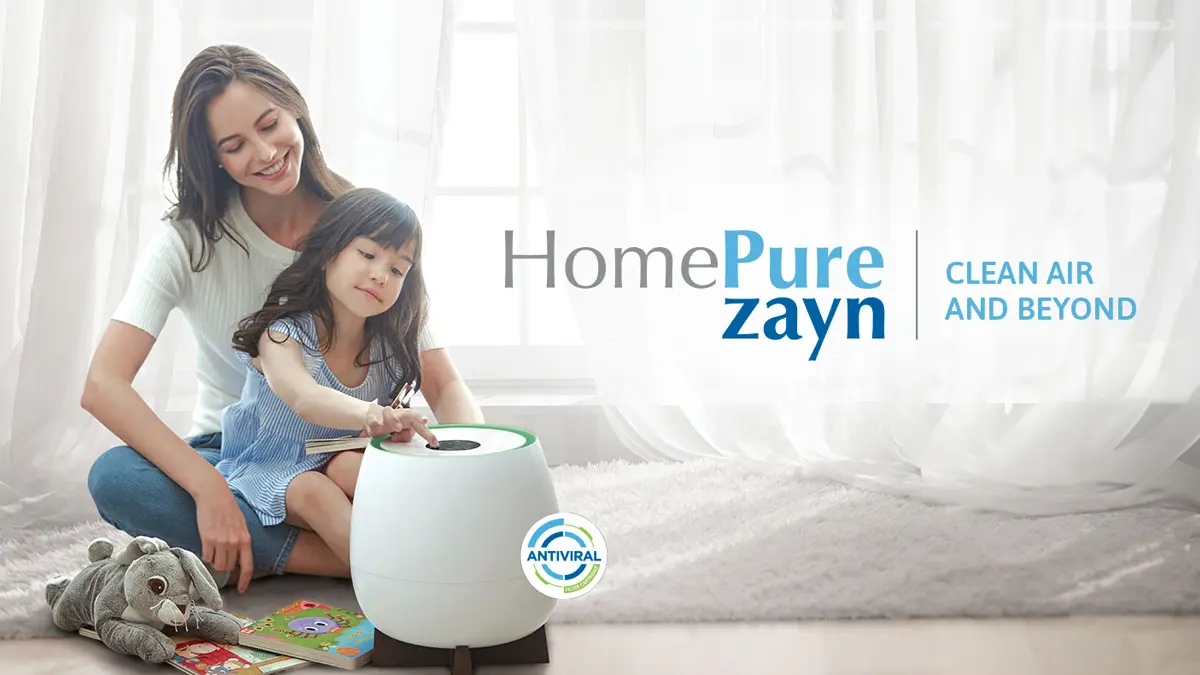 HomePure Zayn - Air Purifier for Cleaner, Safer Air at Home | QNET India
